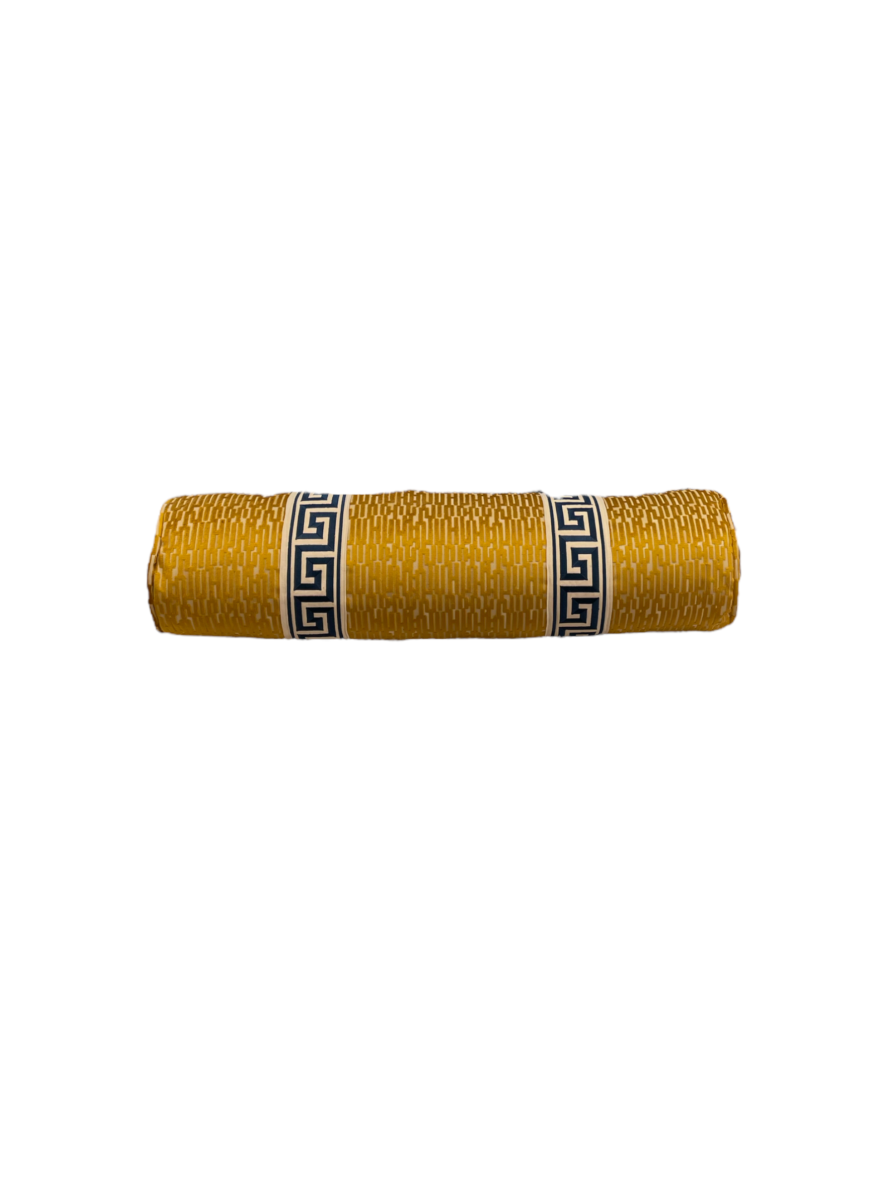 Gold Velvet & Navy Greek Key Bolster – The Gold Cobblestone